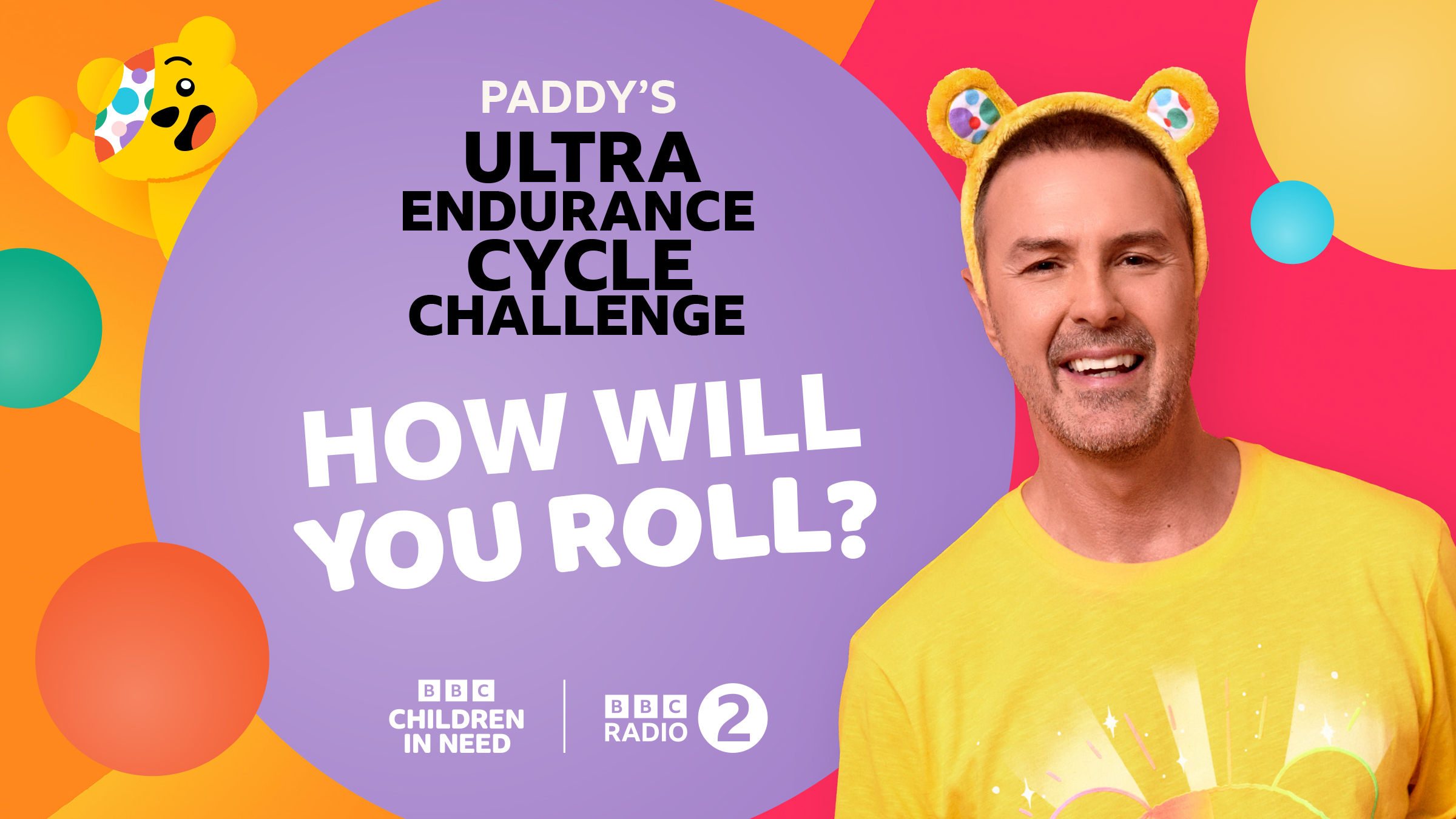 Paddy McGuinness Ultra Endurance Cycle Challenge – How Will You Roll? - BBC Children in Need